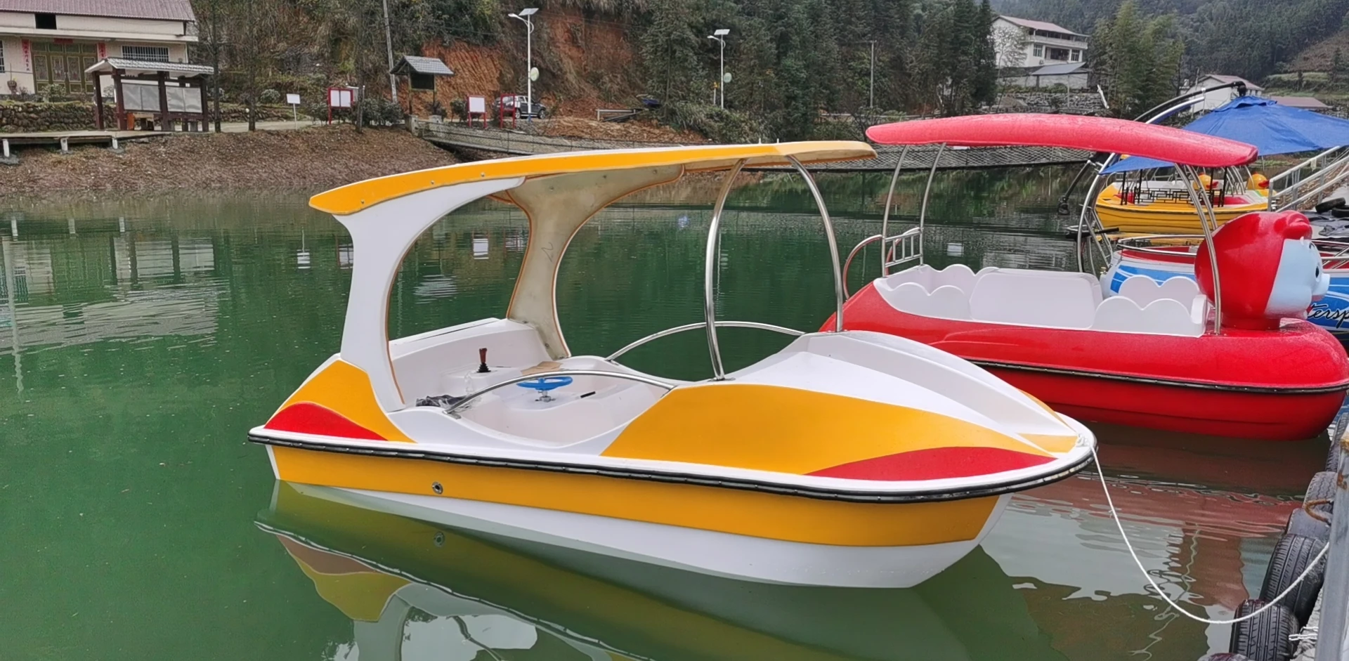 High Quality Mini Electric Boats Luxury Yacht Electric Retractable Roof ...