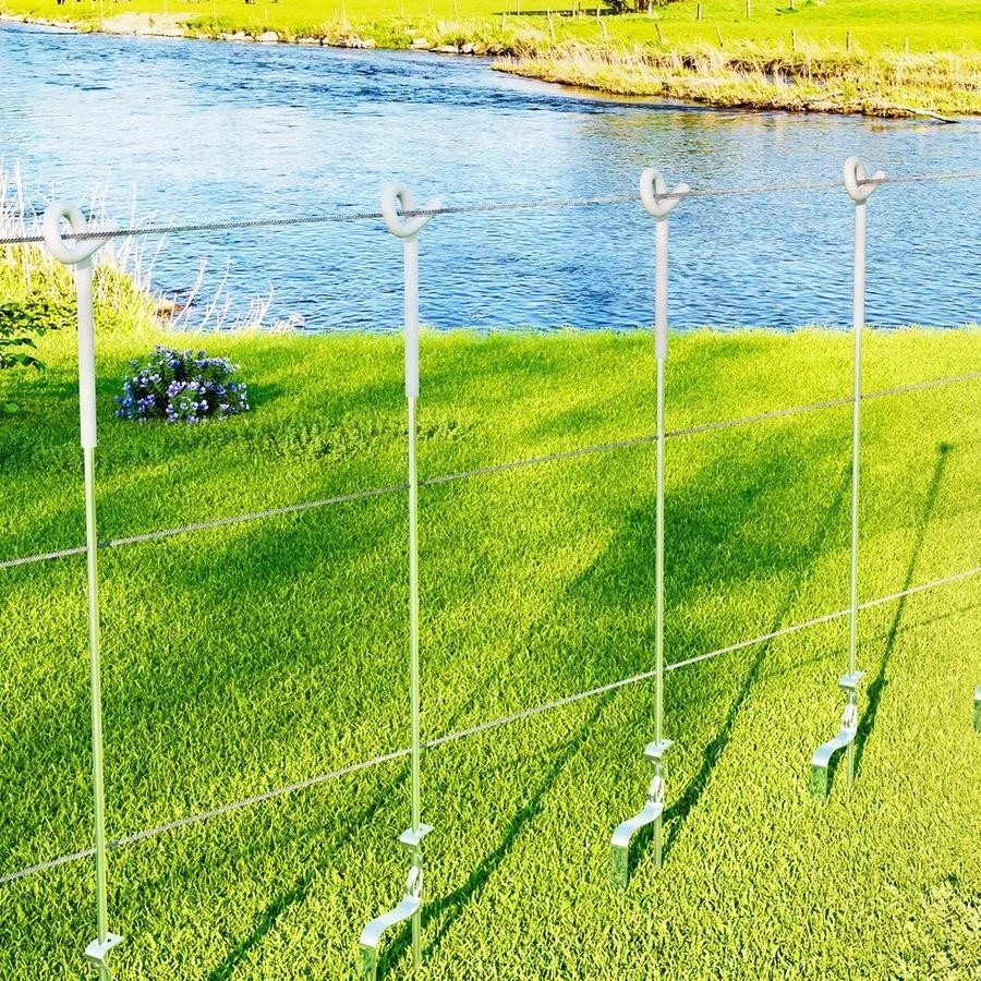 Modern Galvanized Spring Steel Electric Fence Step-in Pigtail Post for ...