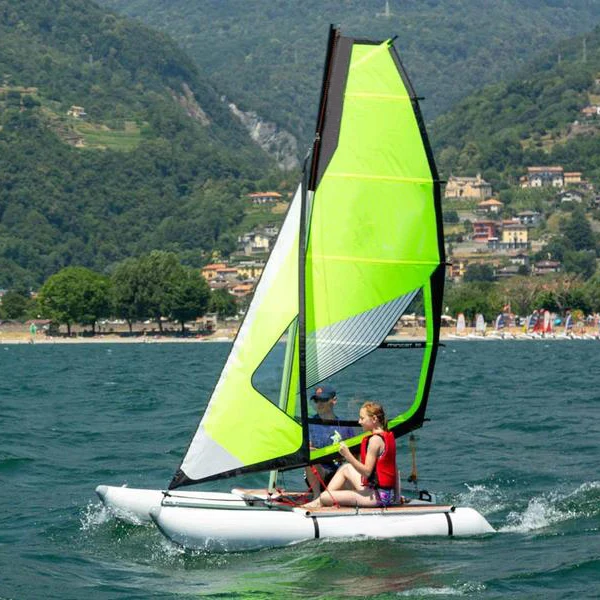 Inflatable Catamaran Sailboat - Lightweight and Portable