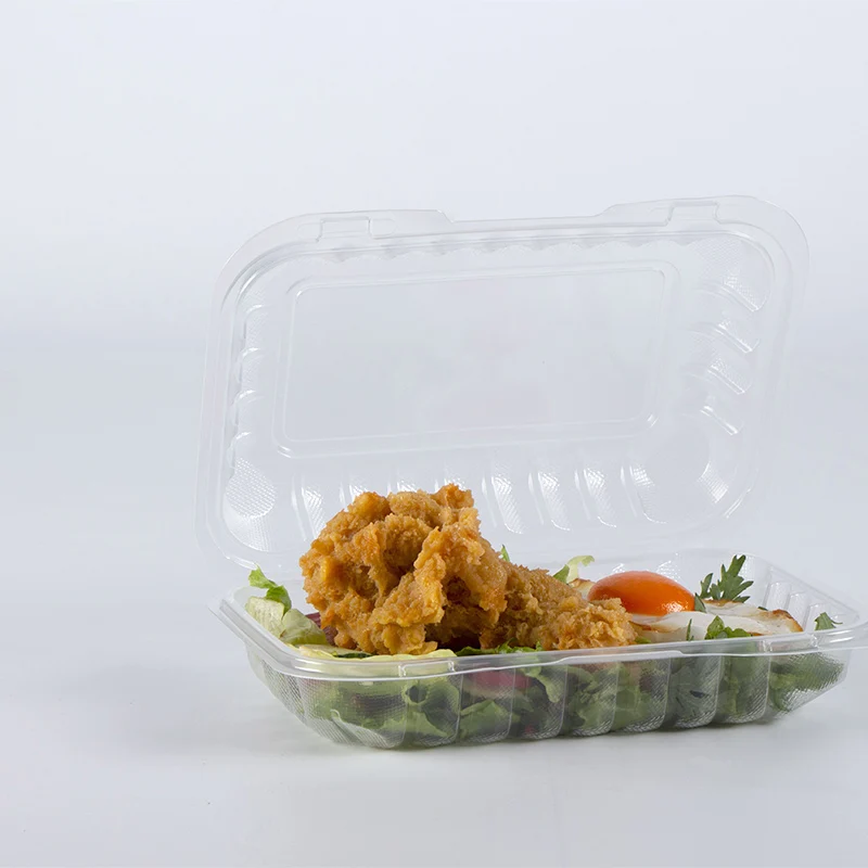 8x8" 3-compartment Eco-friendly Clamshell To Go Box Mineral Filler ...