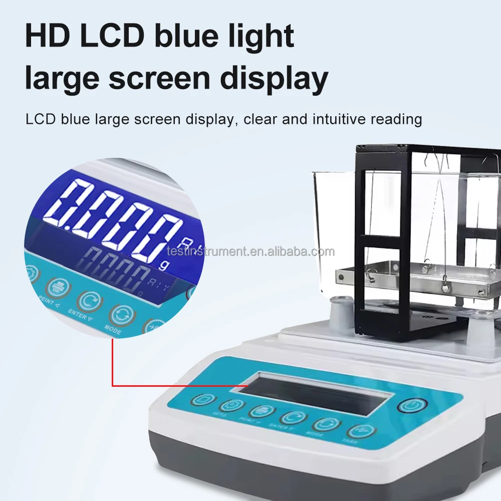 Portable Gold Purity Tester Solid Density Meter for Laboratory 300g 0 ...