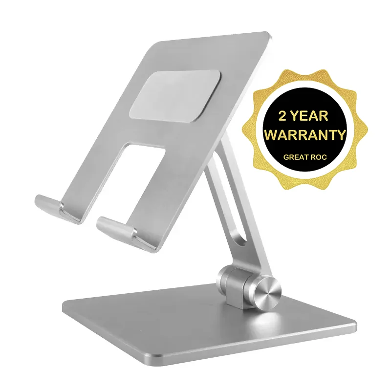 Adjustable Aluminum Tablet PC Stand & Cell Phone Holder Desk Metal ...