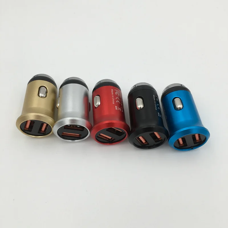 Universal Dual Ports Fast Charging Usb Car Charger Double Usb C 2-port ...