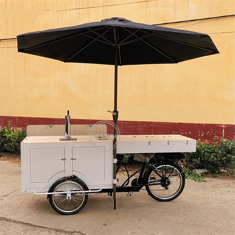 Electric Food Tricycles: Mobile Beer Bike for Coffee & Drinks ...