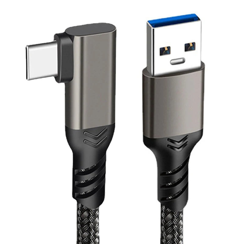 USB C Type C Right Angle 90 Degree Elbow Fast Charging Cable