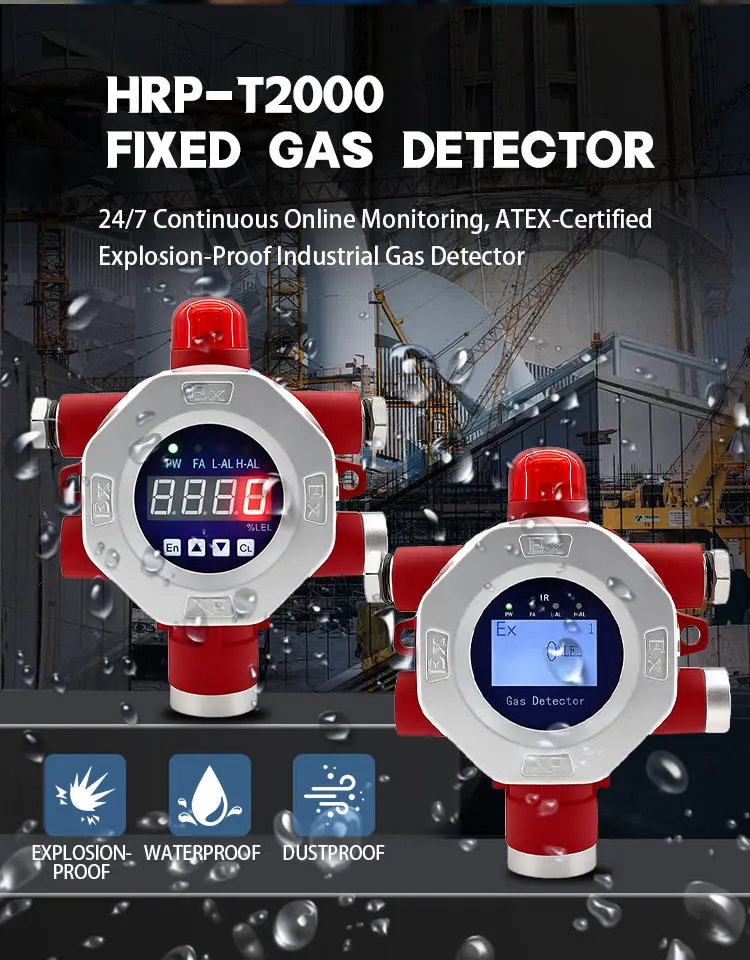 HIREP CE Factory Wholesale Nitric Oxide Red Fixed Gas Detector High ...