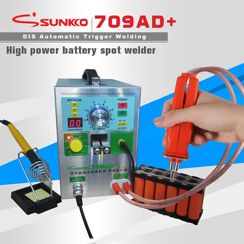 Sunkko 709AD+ Battery Spot Welder - Precision & Reliability