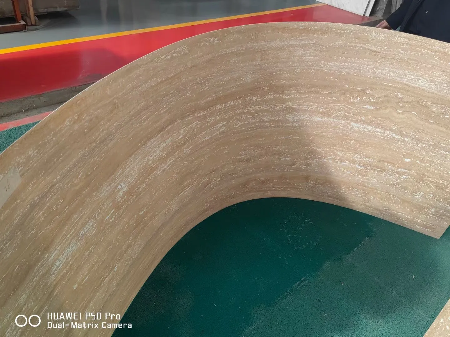 1mm Flexible Natural Stone Travertine Panel Ultra Thin Sheets Marble Veneer