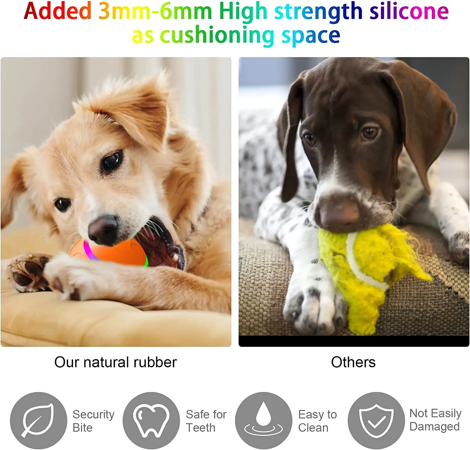 Indoor Electric Squeaky Automatic Rolling Cheerble Led Lights Moving ...