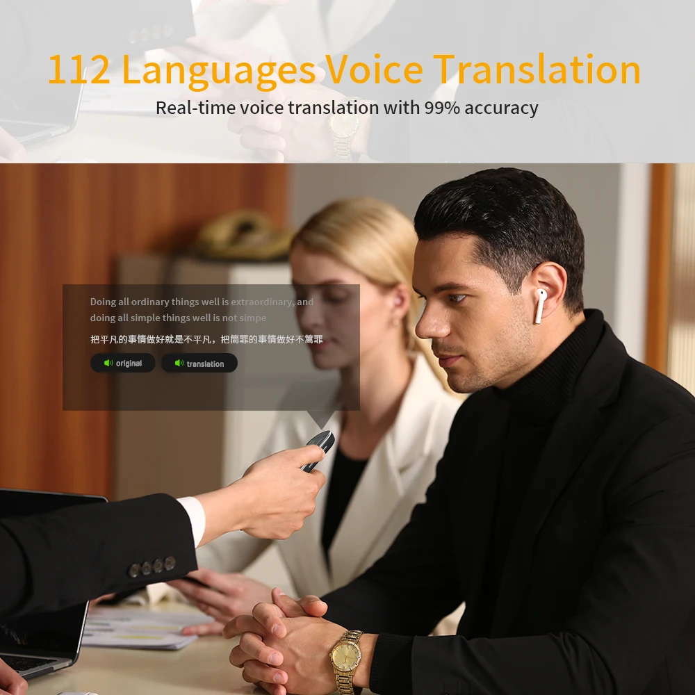 Smart AI Voice Translator Device X7 - Portable & Efficient