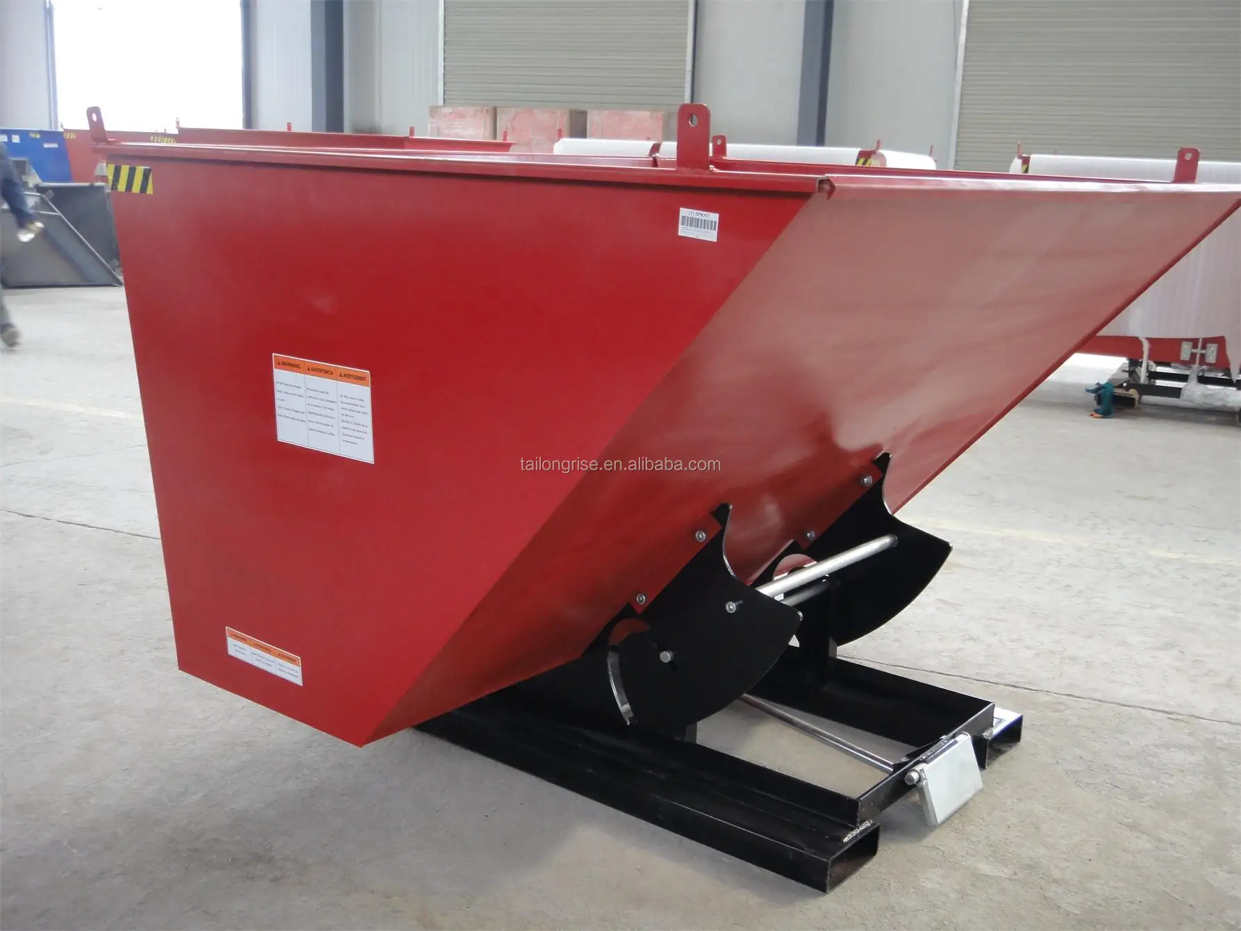 Forklift Tipper Bin Trash Waste Scrap Steel Self-dumping Hopper ...