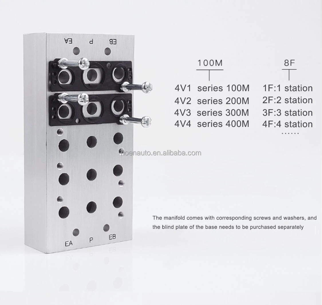 Hoen 4v Pneumatic Solenoid Valve Manifold Station - Oem | Wholesale