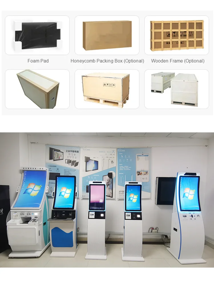 23.6 Inch Android Payment Kiosk Design Ideas With Nfc Curved Touch ...