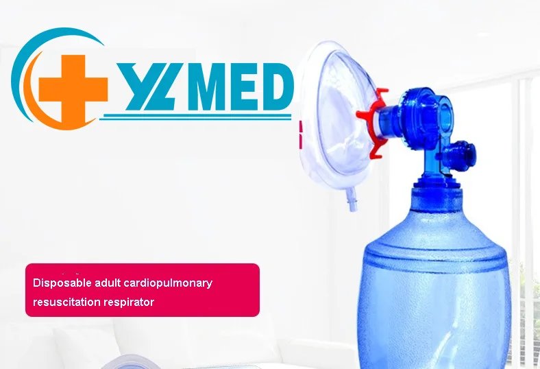Simple Version PVC Silicone Manual Portable Resuscitator for CPR Training