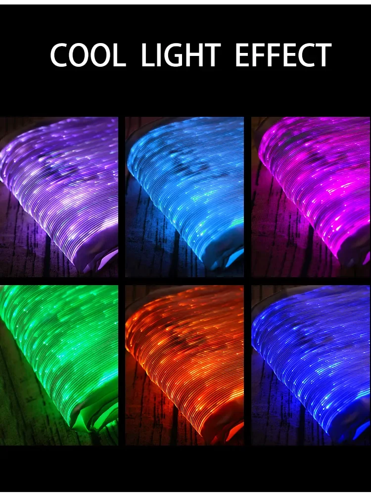 Led RGB Light up Luminous Optical Multi Colors Lighting Led Glowing ...