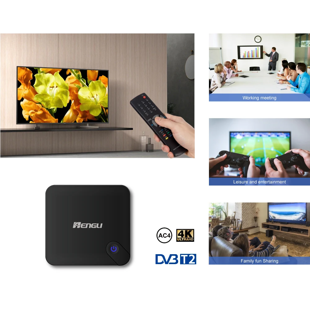 Factory Decoder Hd Set Top Box Dvb-t2 Hevc H.265 4k Linux System Tv Box Dvb-t2 4k Audio Ac4 ...