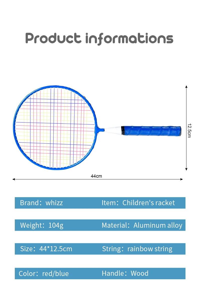 Whizz Kids Racket Set - Customized Logo & Fun Outdoor Play