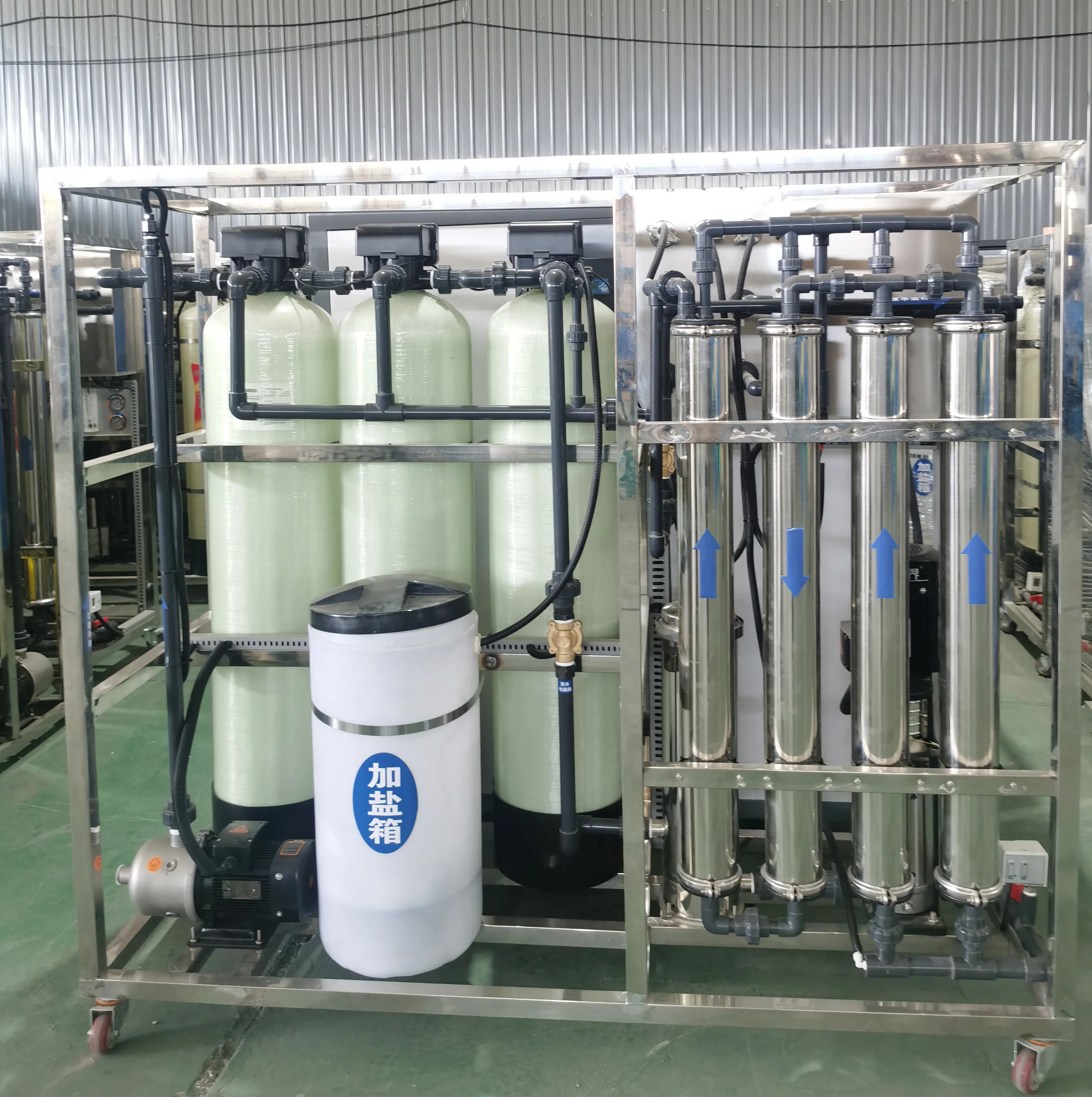 HYHH 9000 LPH Osmosis Inversa Water Filter System Deionized Water ...