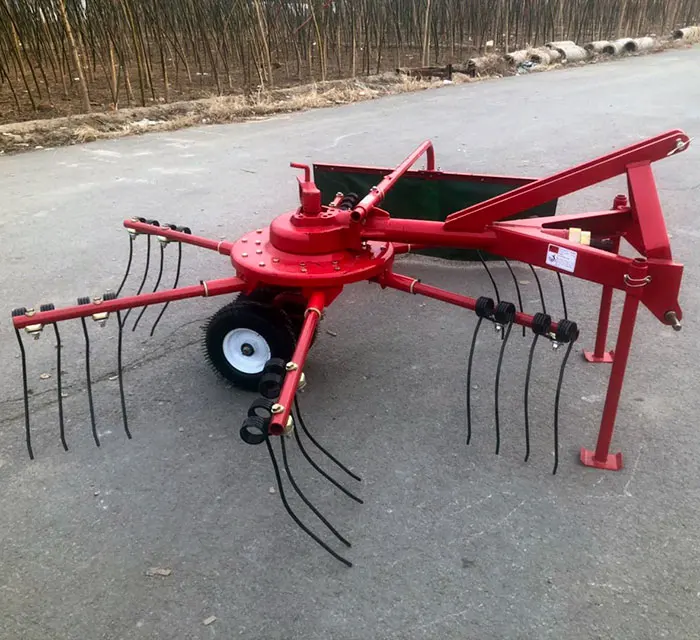 2.5m Tractor 3 Point Mounted PTO Rotary Hay Rake - High Productivity