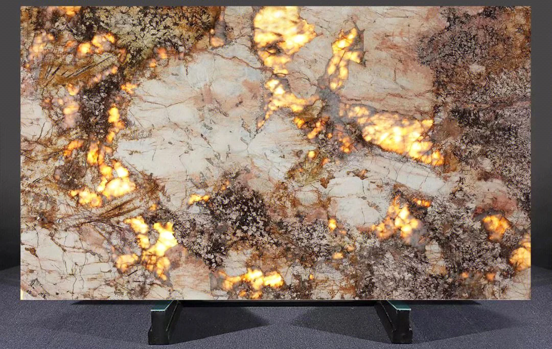 Brazilian Patagonia Onyx Marble Slab - Backlit Bookmatched Decorative ...