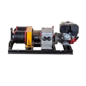 Dual-bull Wheel Motorized Cable Pulling Winch Cable Laying Equipment ...