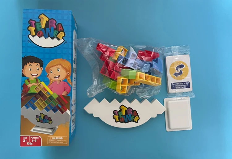 Tetras Tower - Educational Toy for Kids - 64pc Block Set