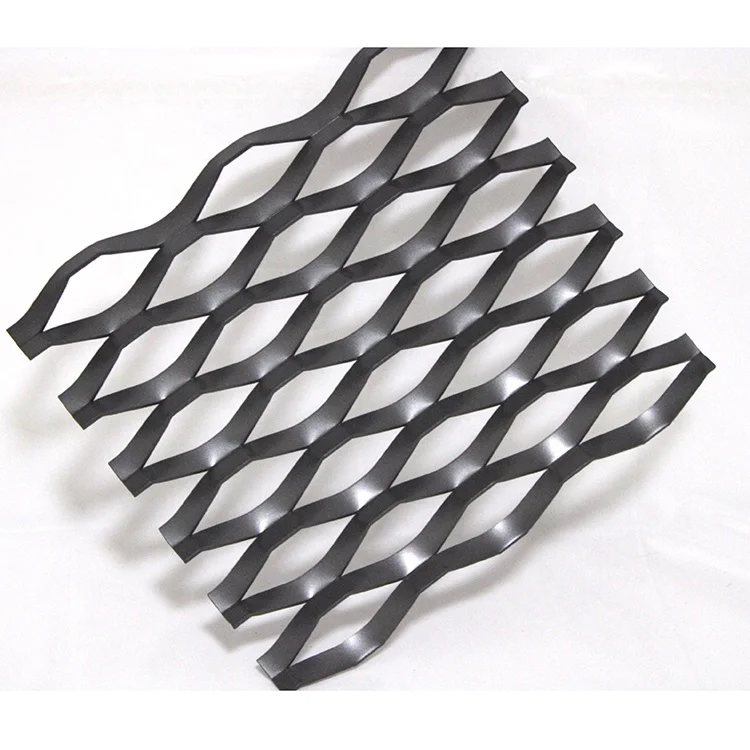 Diamond Decorative Aluminum Expanded Metal Mesh Fencing Panels For ...