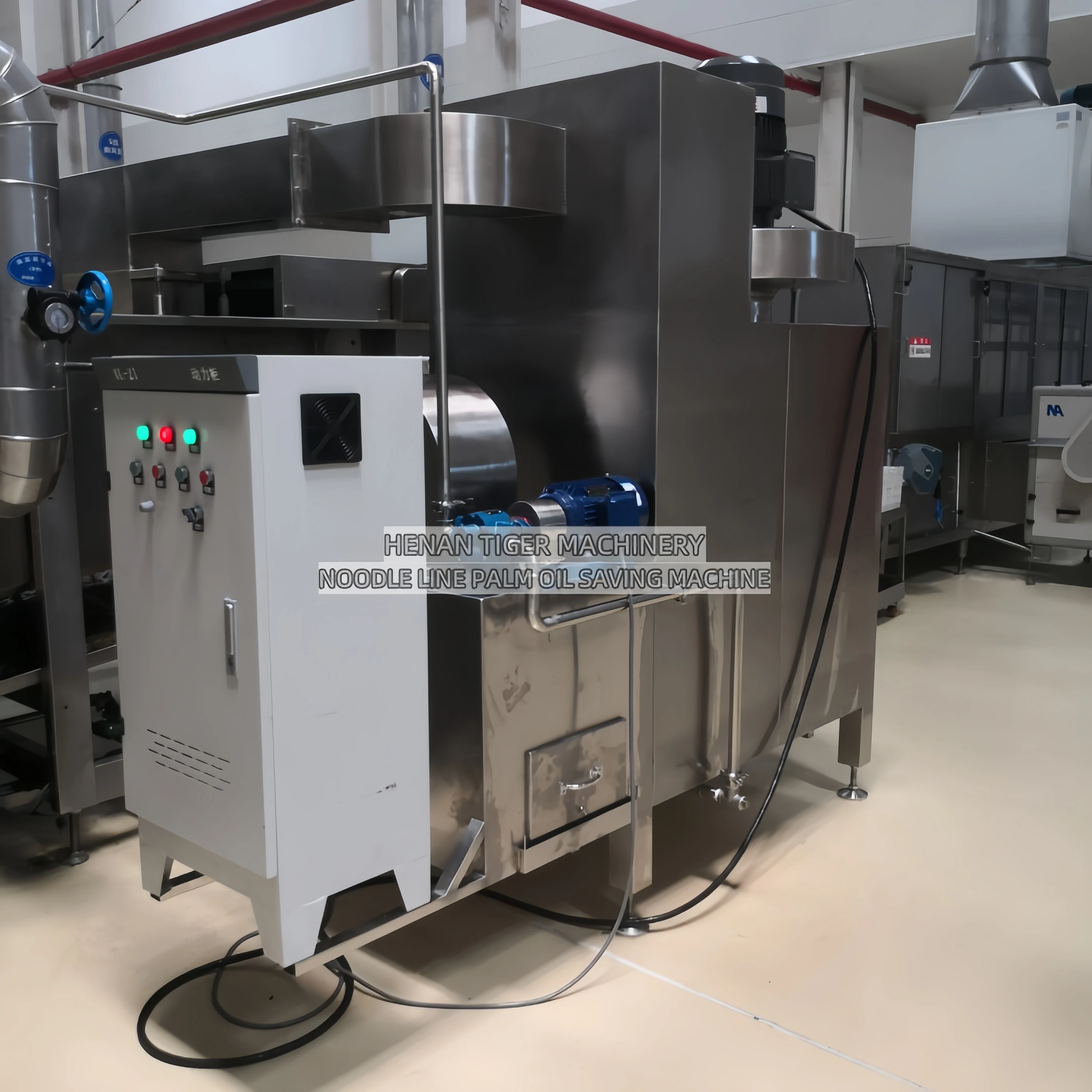 Industrial Fried Indomie Noodle Processing Machine Automatic Electric ...