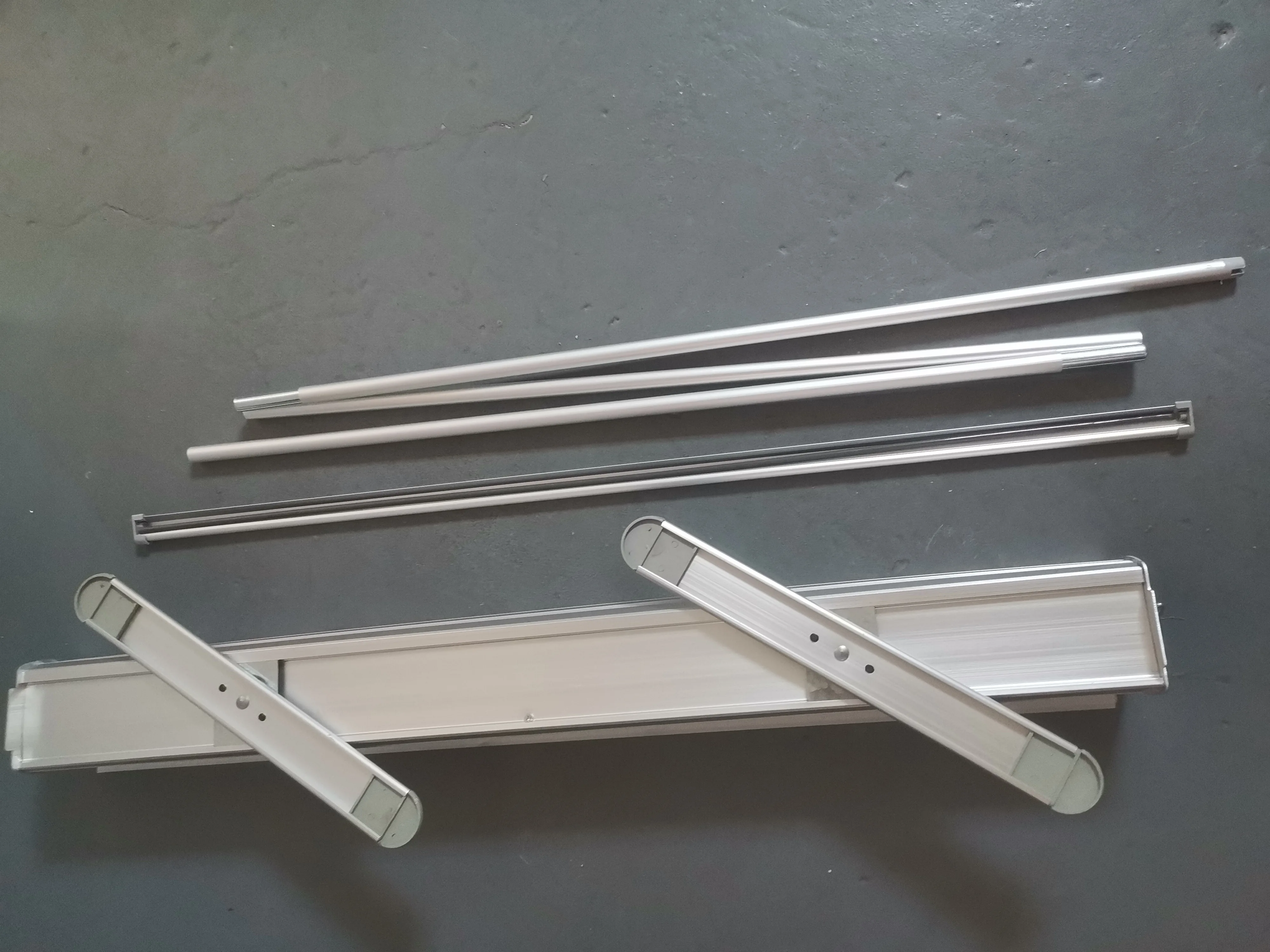 Outdoor Display Roll up Banner Rack Banner Printing Aluminum Display Stand