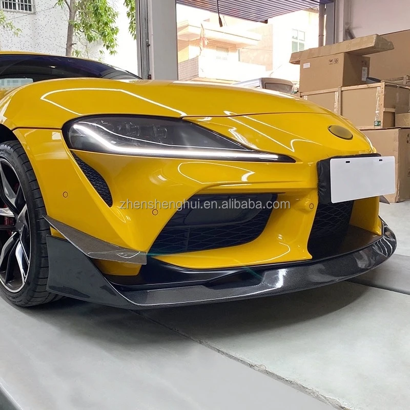 A Style Front Bumper Lip Carbon Fiber for Toyota Supra A90 Carbon Fiber ...