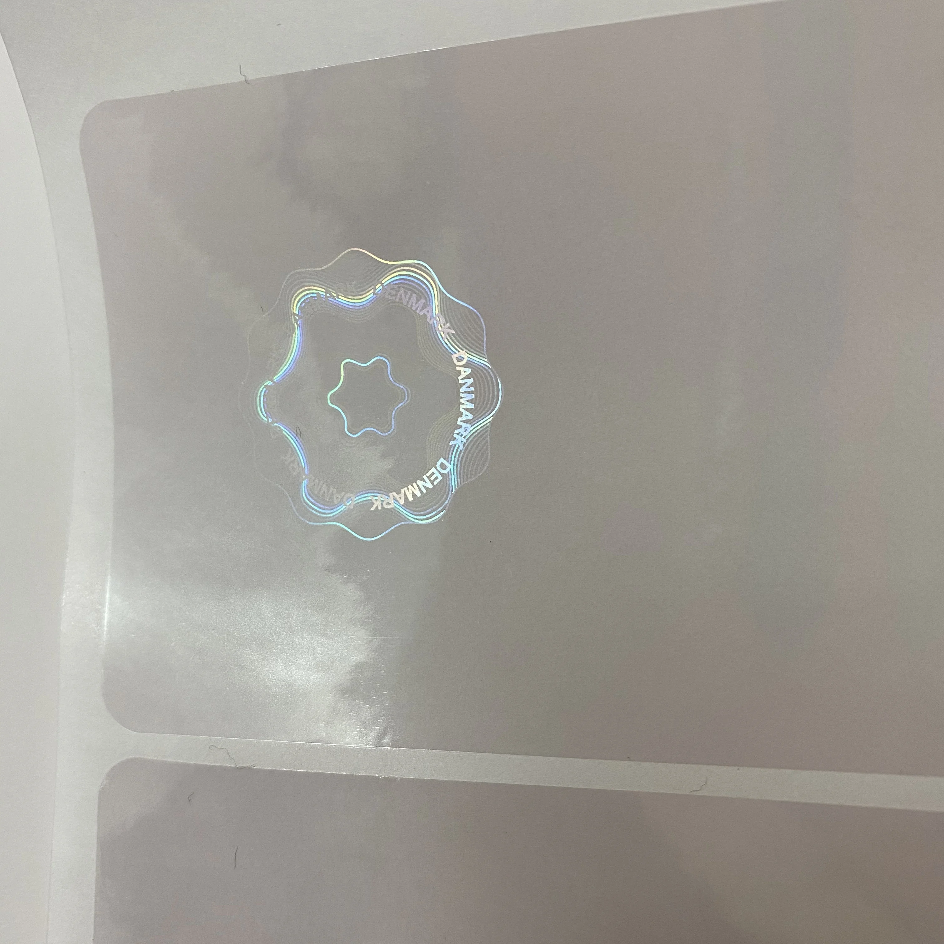 Anti-fake Transparent Hologram for ID Card - LIDUN HC-0307-07
