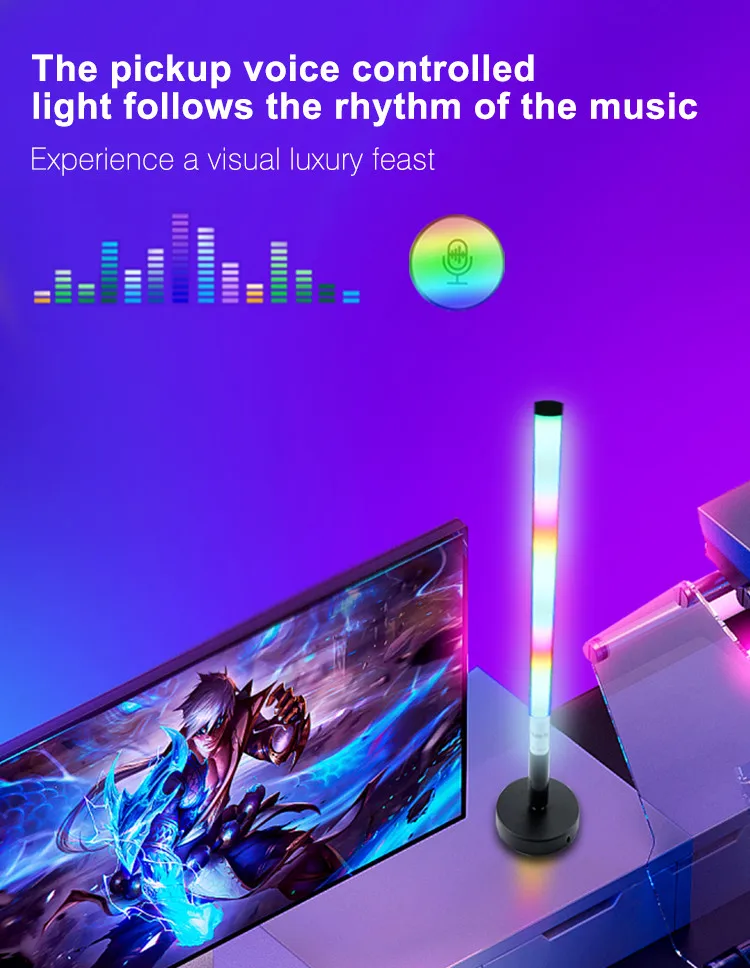 New Design 2ft 3ft 4ft Led Flag Pole Light Wireless Remote Control ...