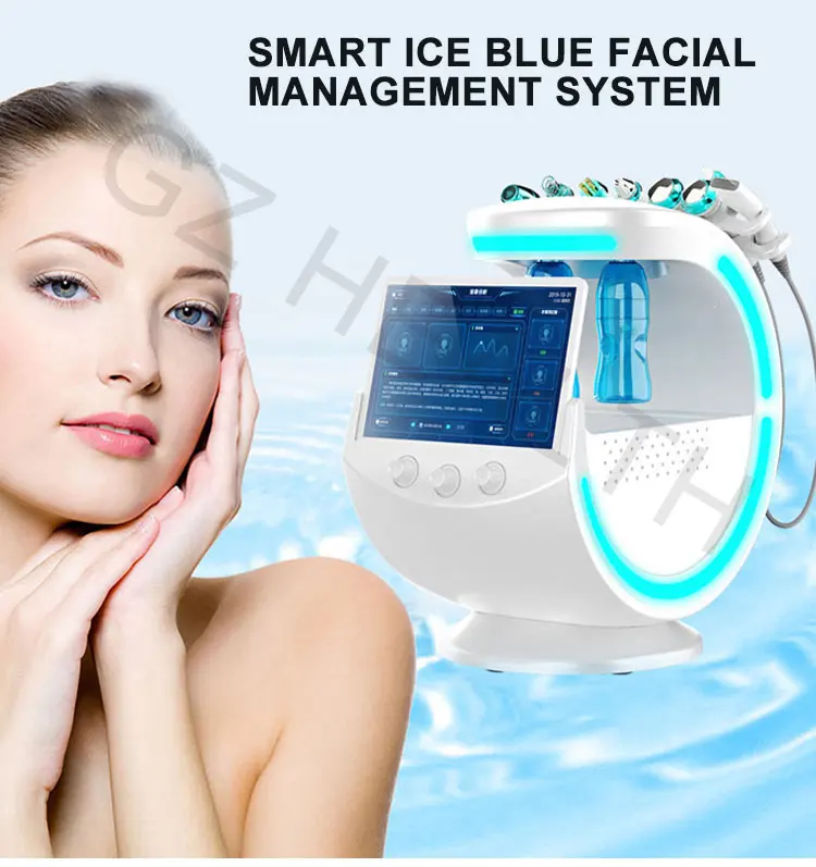 New Arrival 8 in 1 Hydro Facial Machine 2023 Face Cleaning H2O2 Aqua ...