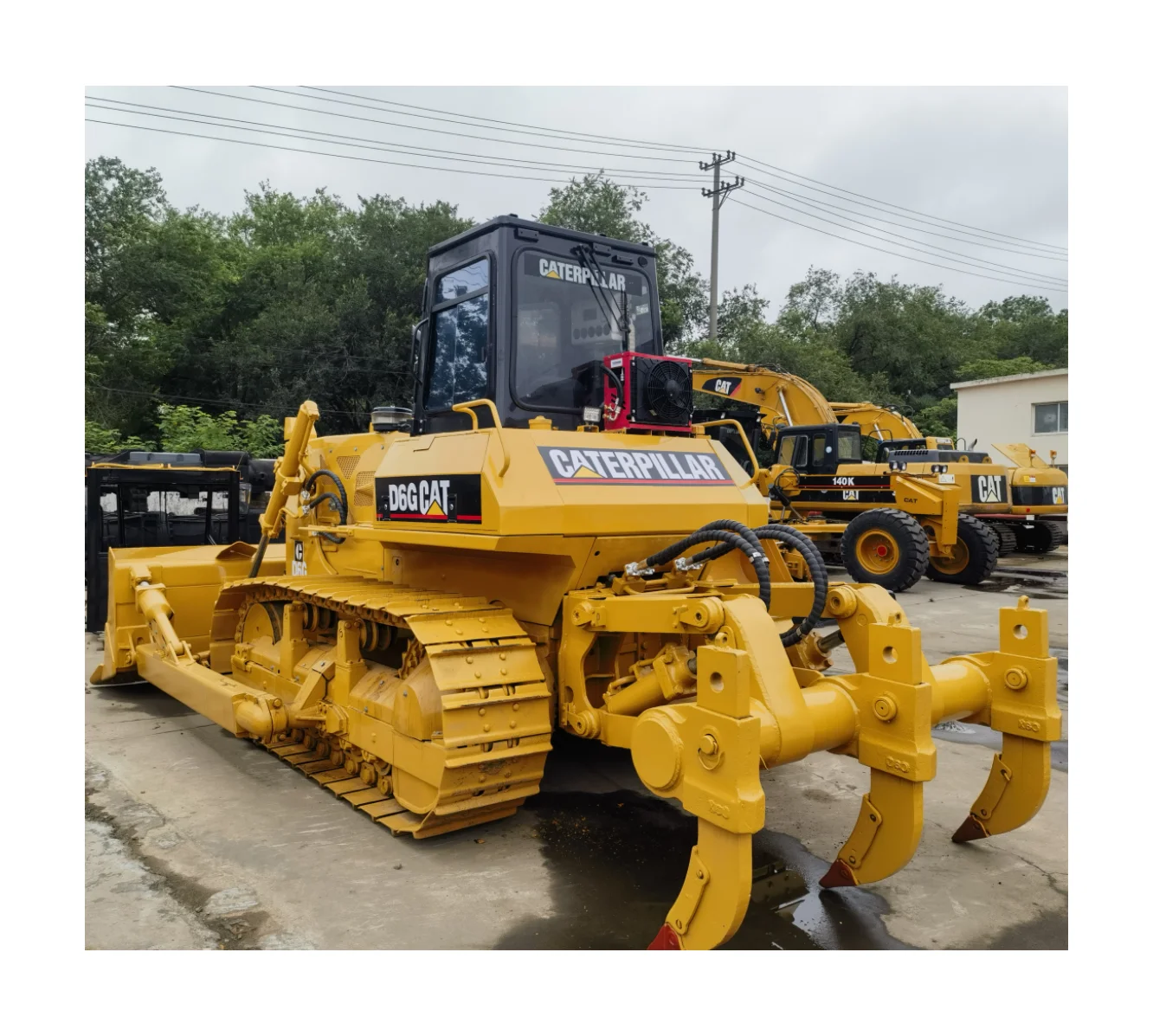 Japan made used caterpillar d6g crawler bulldozer second hand cat d6g ...