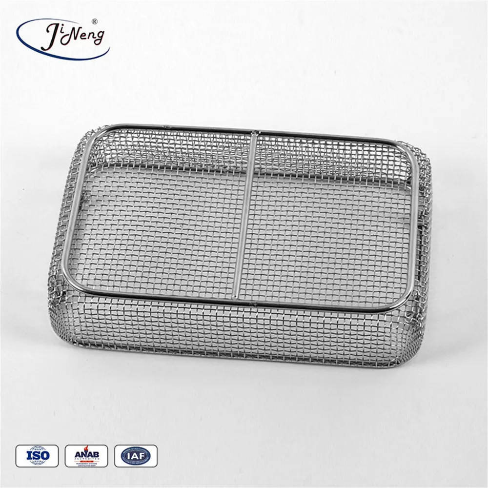 Stainless Steel Wire Mesh Storage Baskets - Organize Efficiently