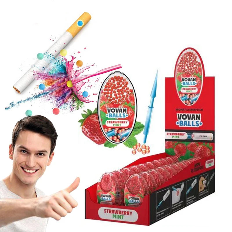 Cigarette Burst Capsule Fruit Flavored Cigarette Beads Cigarette Ball ...