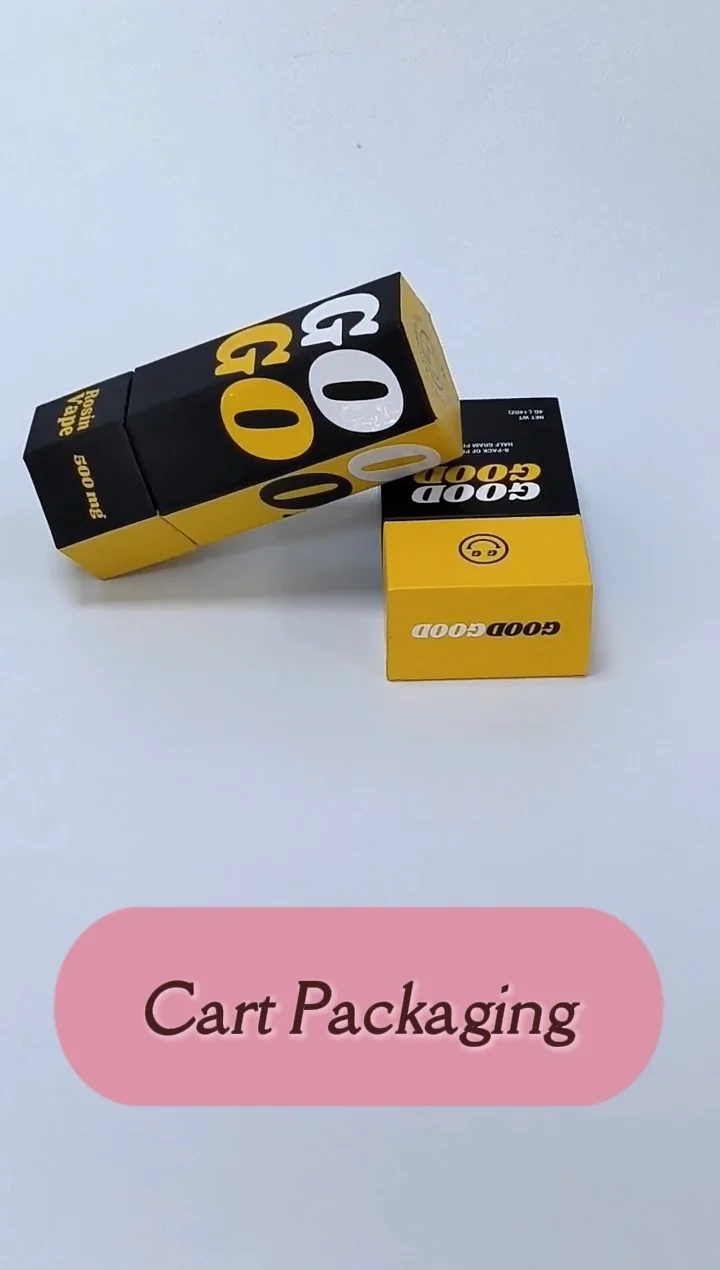 Printing Logo Cart Packaging Childlock Sliding Paper Boxes Recyclable ...