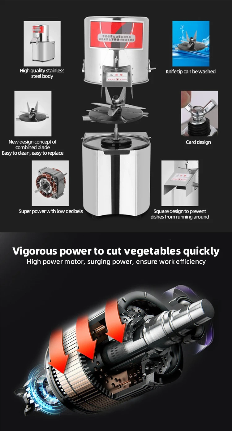 Top List Electric Commercial Vegetable Slicer Shredder Dicer Chopper ...