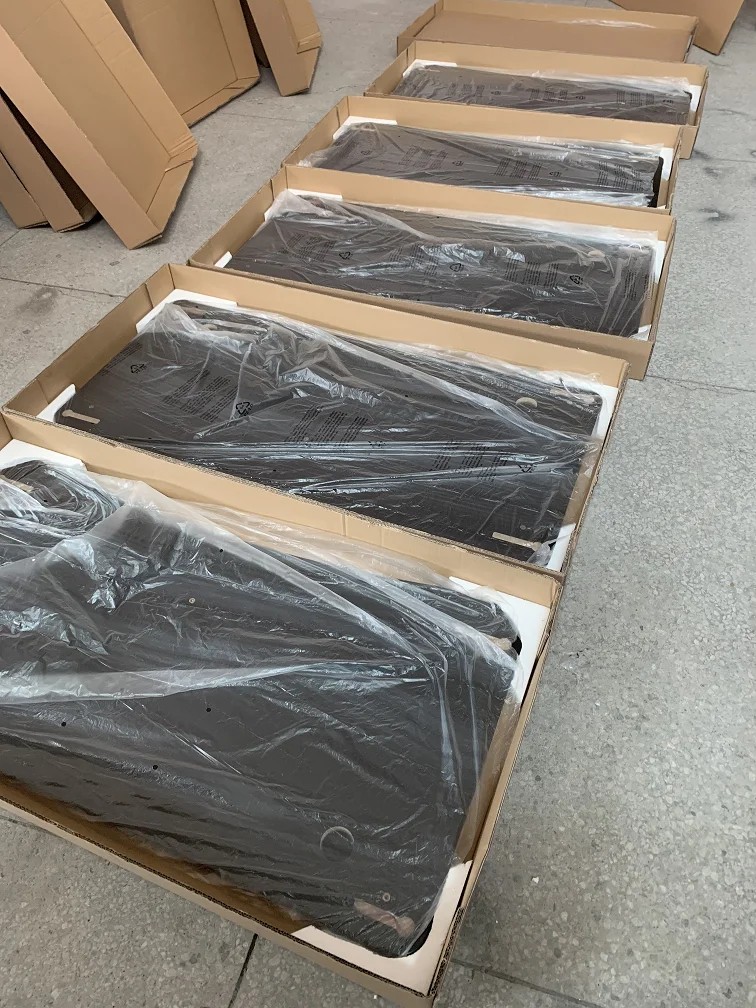 Simple Computer Table Steel Wood Structure Office Executive L Shaped ...