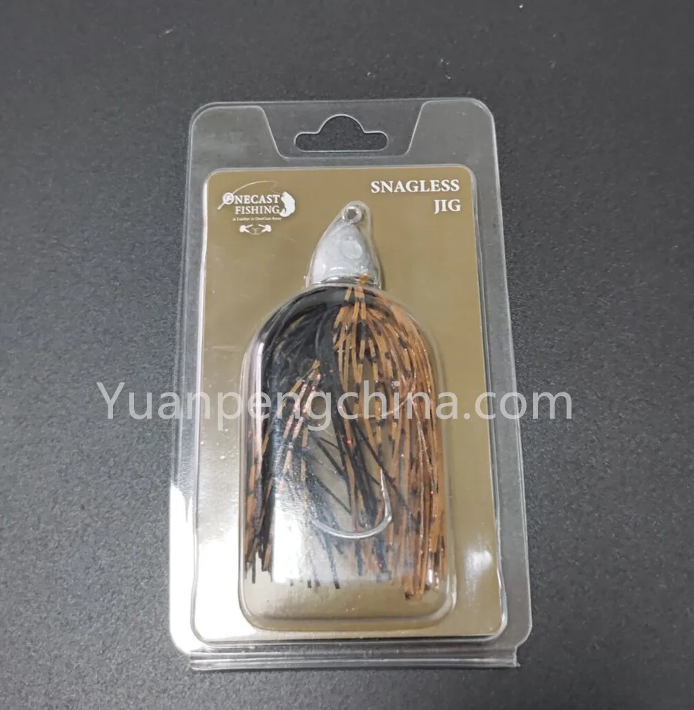 Custom Soft Fishing Lure Plastic Box With Sticker Plastic Clamshell ...
