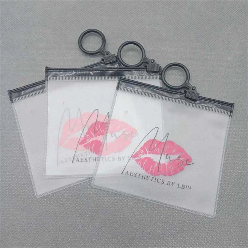 Custom Print Logo Plastic Ziplock Pouch Zip Lock Pvc Small Square ...