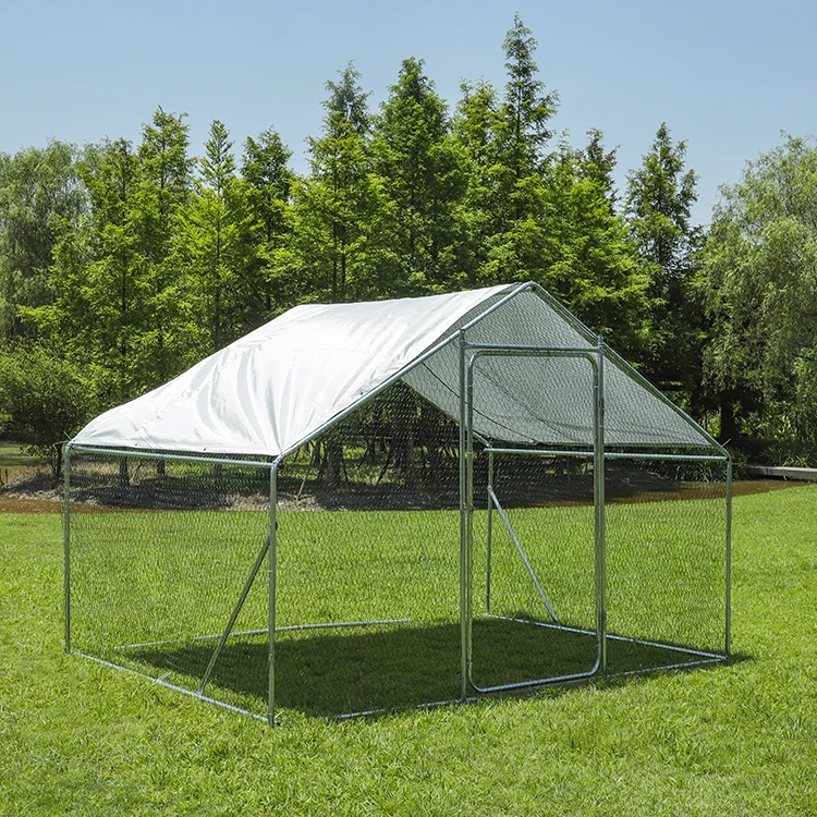 2x3x2m Large Walk-in Chicken Run Coop Hen Houses for Chickens