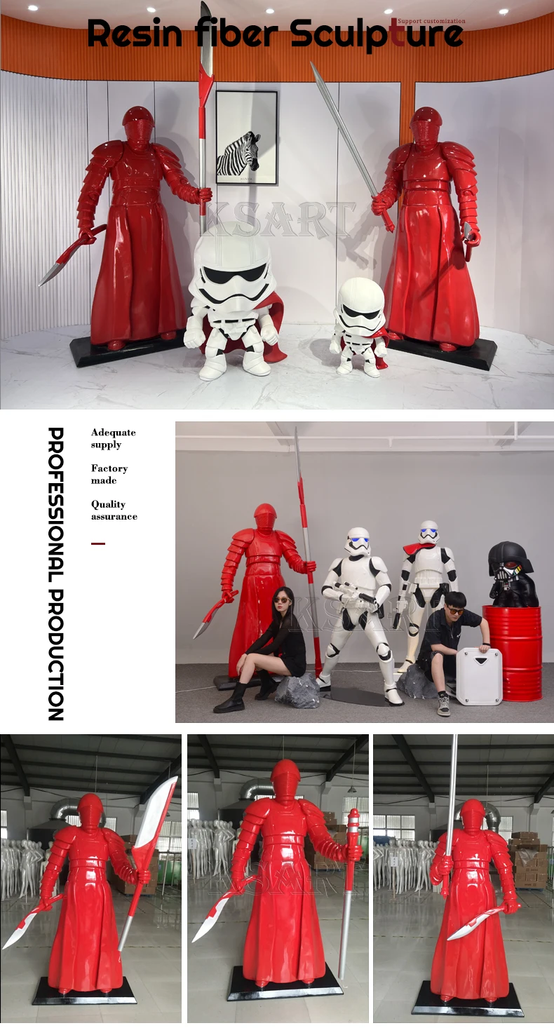 Life Size Star-Wars Stormtrooper Statue - Artistic Resin Figurine
