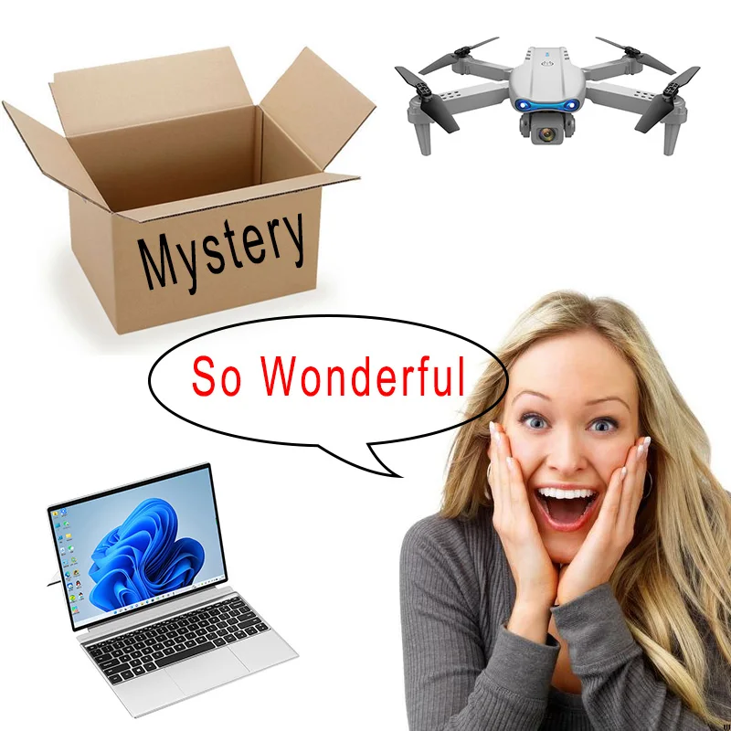 3c Electronics Products Gift Mystery Box For Tablet Camera Laptop Smart ...