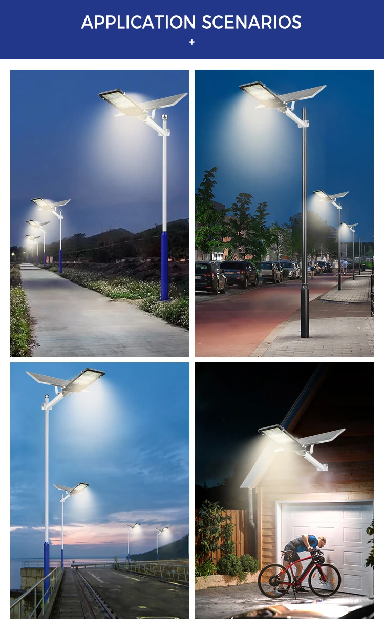 Ip65 Pole Light Remote Control 200w Split Type Solar Street Light - Buy ...