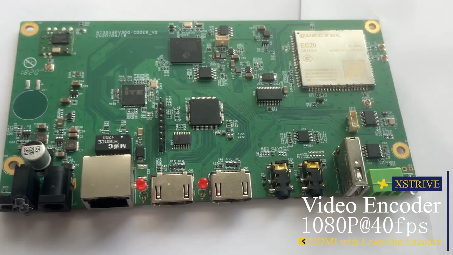 3.5mm Audio H.264 H.265 Hd-mi Live Streaming Encoder 1080p Hd Video Udp ...