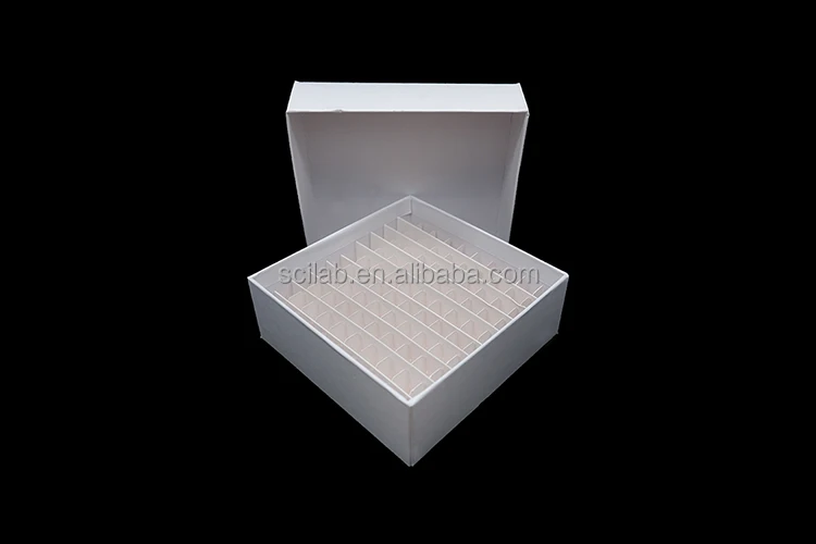 Lab Research Cryogenic Vial Storage - Cardboard Cryobox