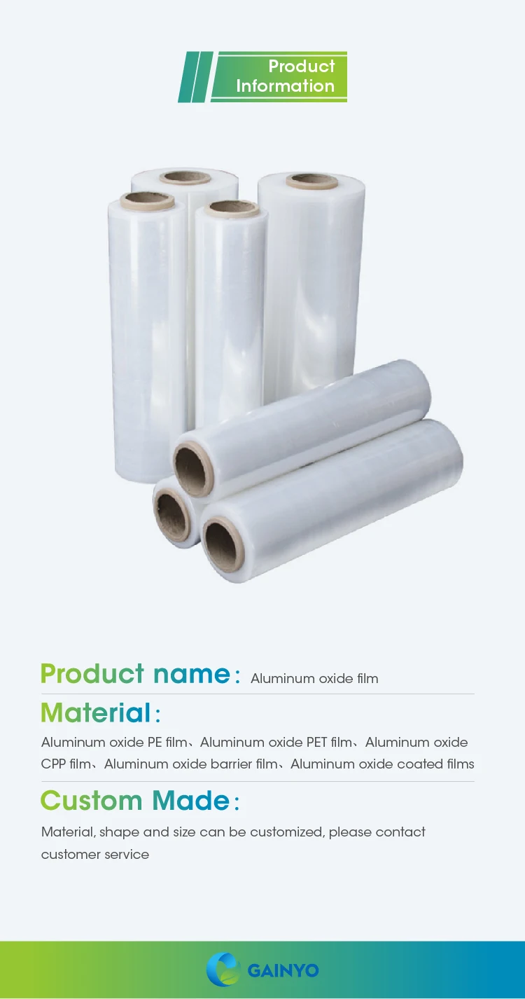 Retort Grade High Barrier Transparency Alox Pet Film Competitive With ...