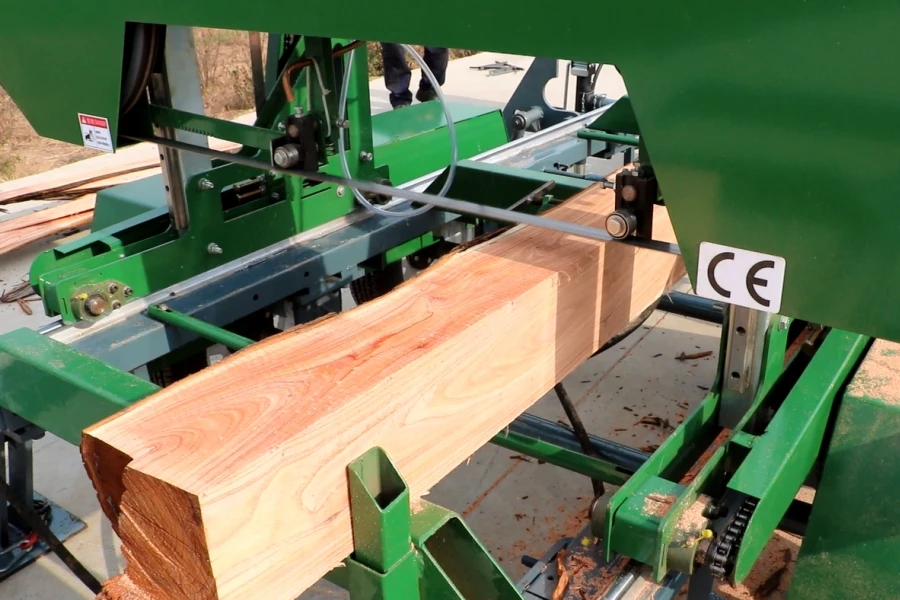 Automatic Portable Timber Hydraulic Industrial Sawmill Machine Diesel ...