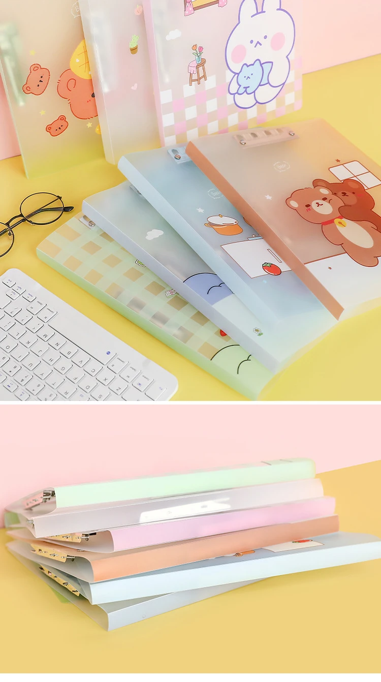 Topsthink Information Booklet A4 Cartoon File Folder Kawaii Gift ...